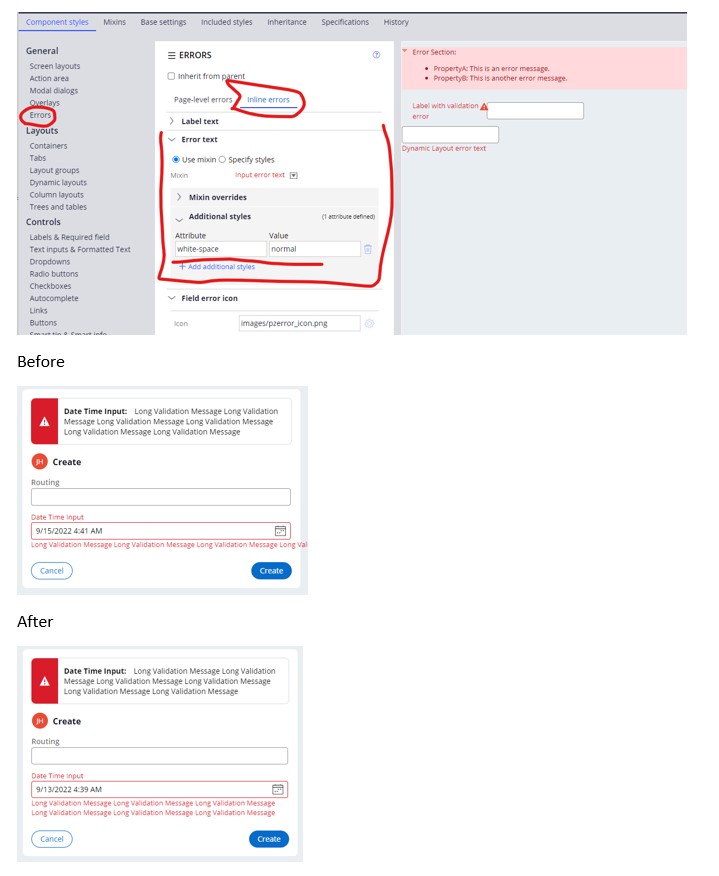 How to wrap the section | Support Center